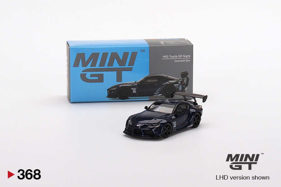 Mini GT HKS Toyota GR Supra (A90) Downshift Blue INFO MGT00368 - Kuzucu ...